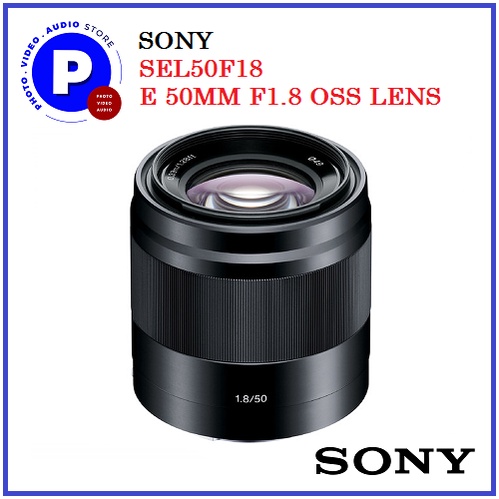 SONY SEL50F18 E 50MM F1.8 OSS LENS BLACK (APS-C) | Shopee Singapore