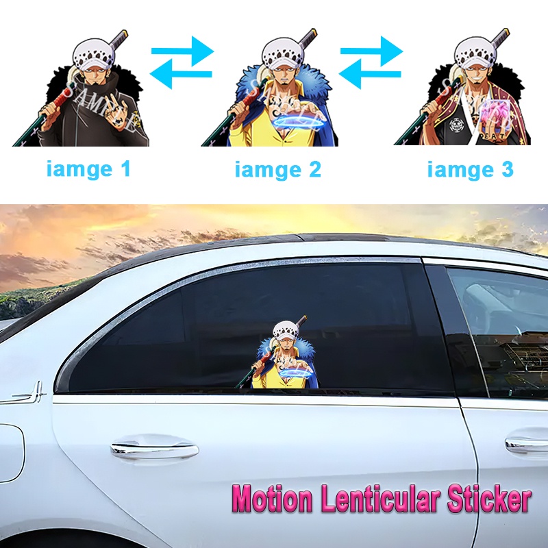 Trafalgar Law Sticker ONE PIECE Anime Motion Sticker Anime Waterproof ...