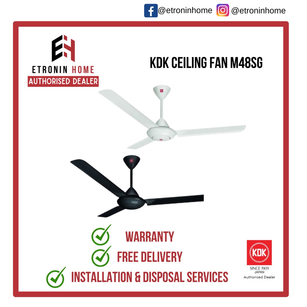 KDK Ceiling Fan M48SG | Shopee Singapore
