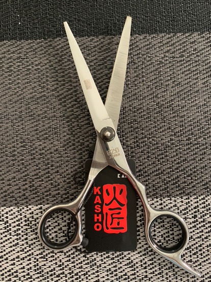 6 inches 440C hair KASHO scissors Japanese hairdressing barber shears Thinning | Shopee Singapore