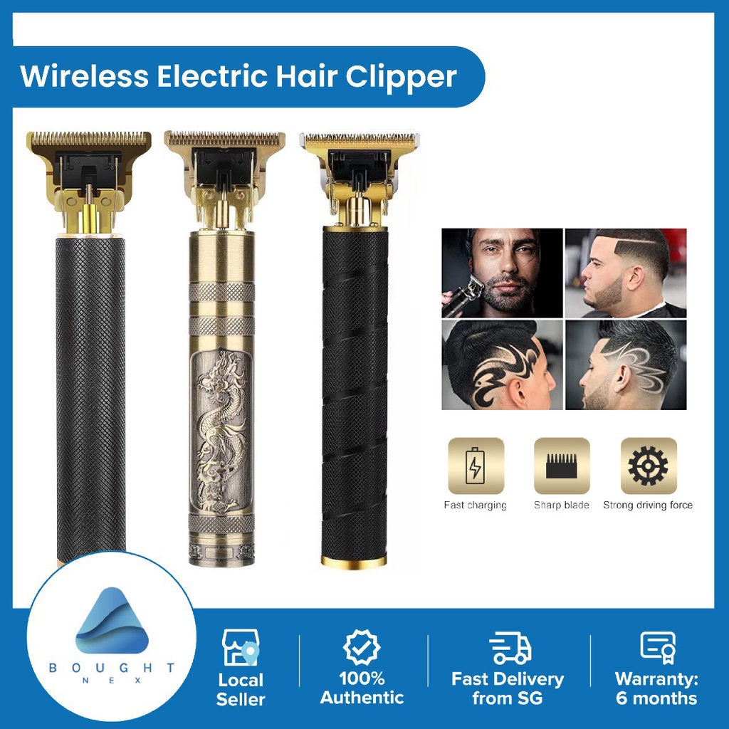 Wireless Electric Hair Clipper Hair Trimmer Barber Haircut Battery ...