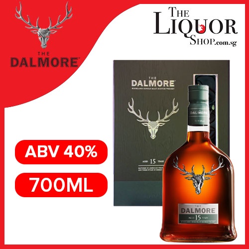 Dalmore 15 Years Old 700ml Gift Set with 2 Glasses | Shopee Singapore