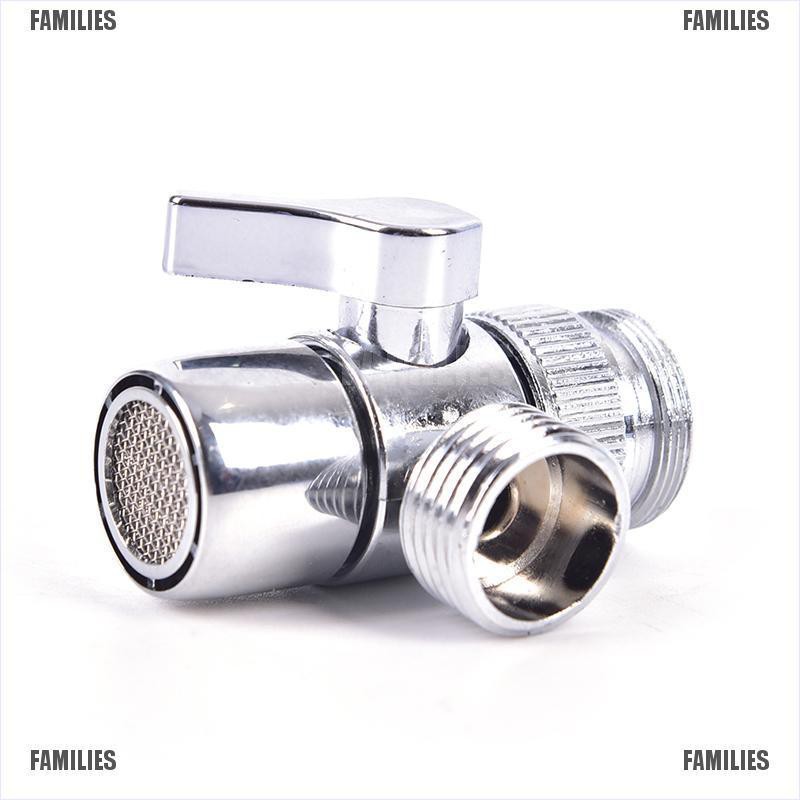 Families ♤brass 3 Way Diverter Valve Faucet Connector Adapter Three