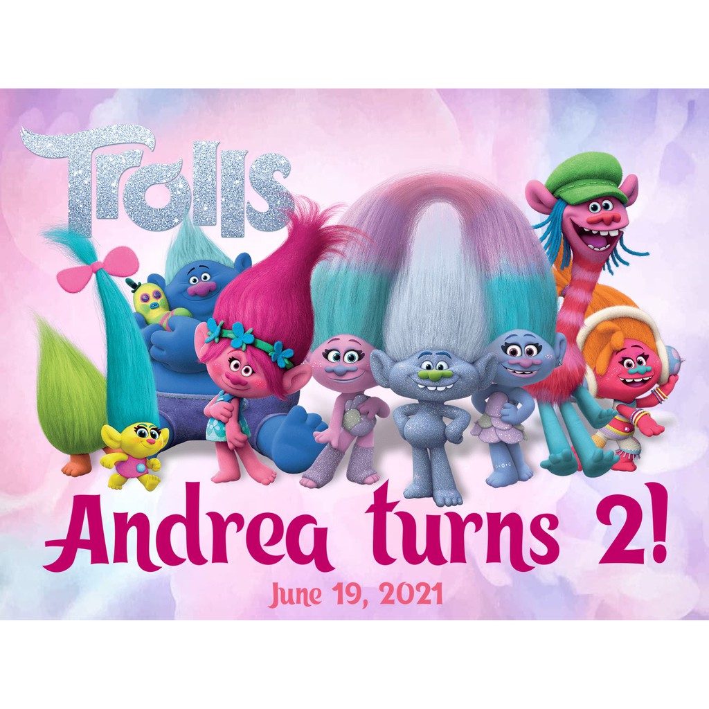 Sticker Label - Trolls | Shopee Singapore