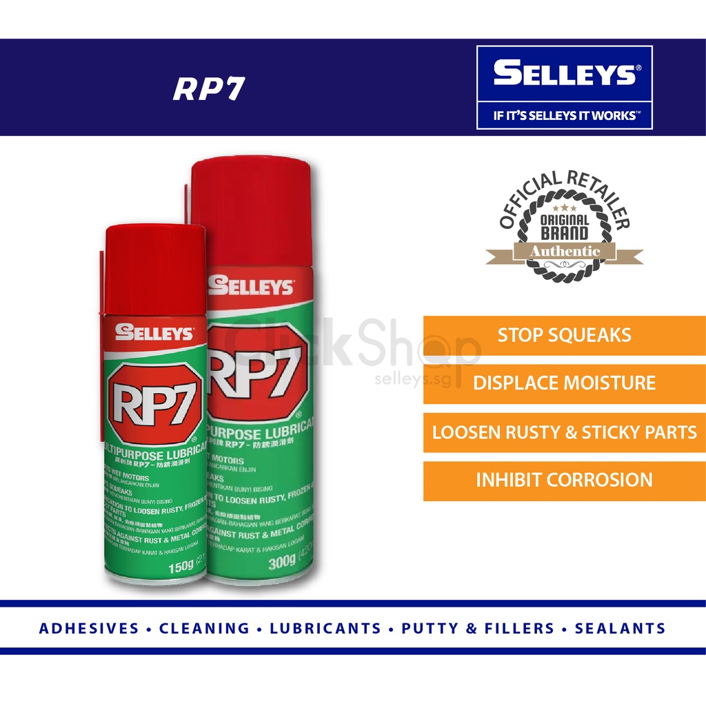 Selleys RP7 Multipurpose Anti Corrosion Anti Rust Stop Squeaks ...