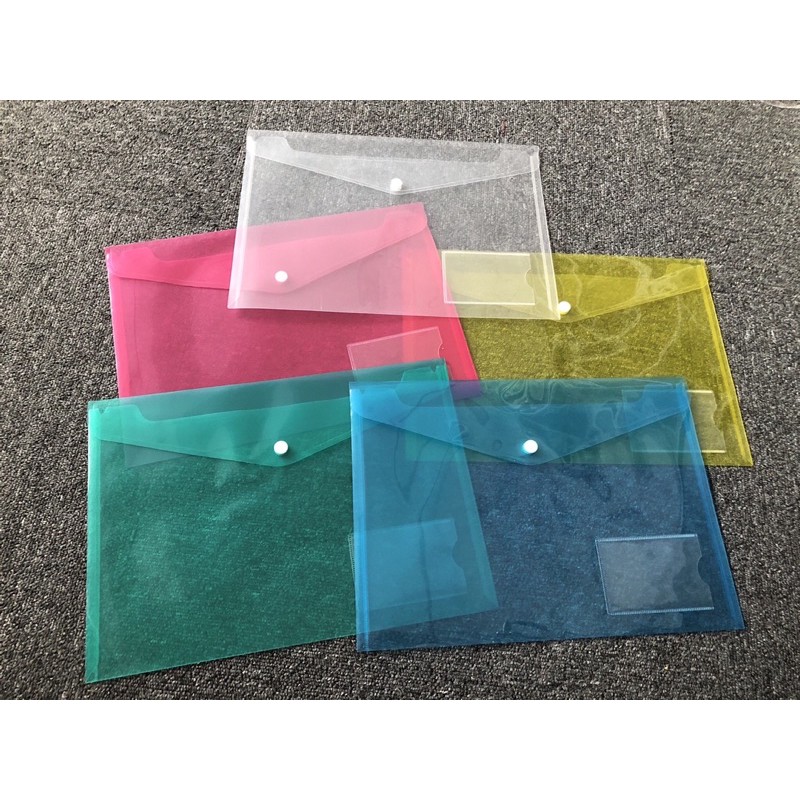 [SG Ready Stock] 10 Qty A4 File Folder With Label Pocket | Children ...