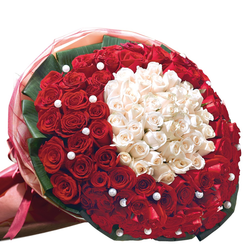 FarEastFlora.com Fresh Flowers Big Bouquet - 99 Red Roses Bouquet ...