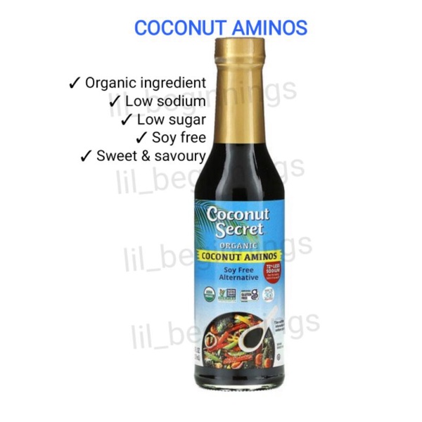 Coconut Secrets, Organic Coconut Aminos, Soy Free Alternative, 8 fl oz ...