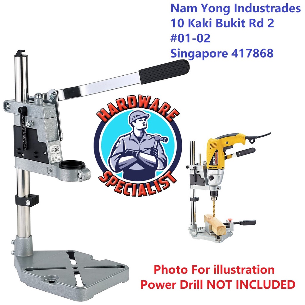 [SG Seller] Hardware Specialist Heavy Duty Drill Stand For Power Drill ...