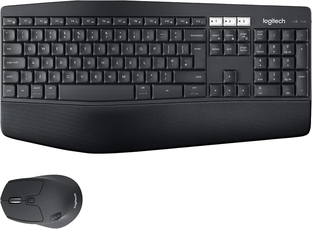 Logitech Mk850 Performance Multi Device Bluetooth Wireless Keyboard And Mouse Combo With Logitech