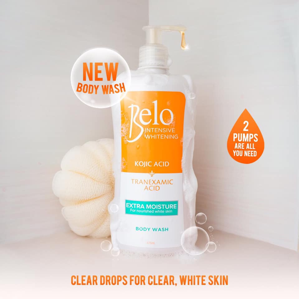 Belo Kojic Extra Moisture Body Wash 475ml | Shopee Singapore