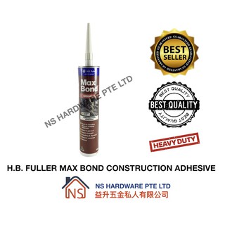 MAXBOND Construction Adhesive Original / 320g / H.B. FULLER Silicone ...