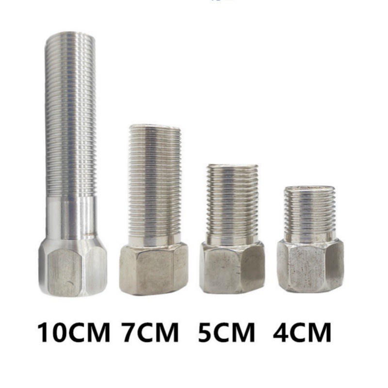 304 Stainless Steel G1/2 Female Male Thread Straight Through Adapter ...