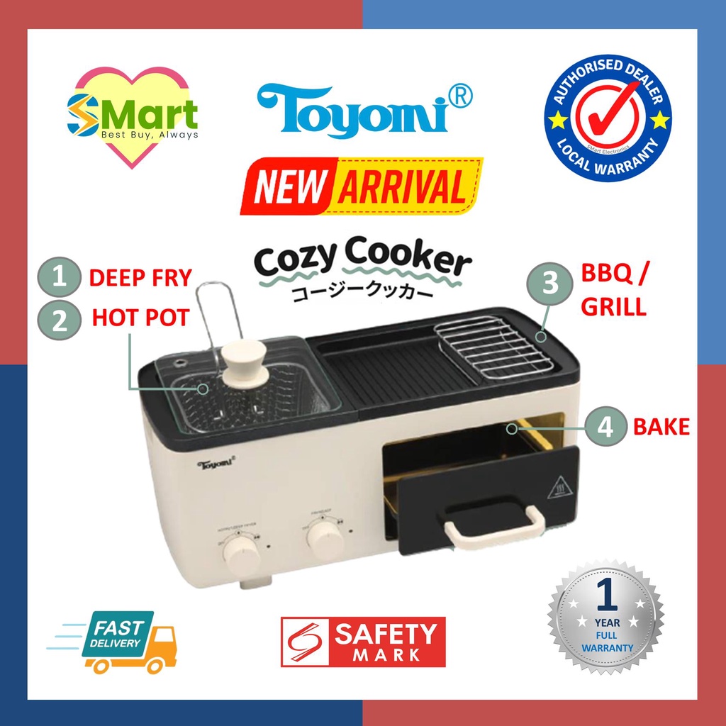 Toyomi Cozy Multi Cooker [BF 1000] | Shopee Singapore