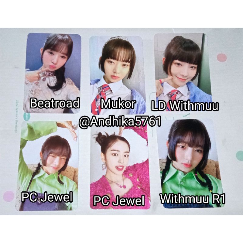 Sharing photocard / Holo Card, Sticker Ive - Love Dive (Check Description) Ive Yujin wonyoung ...