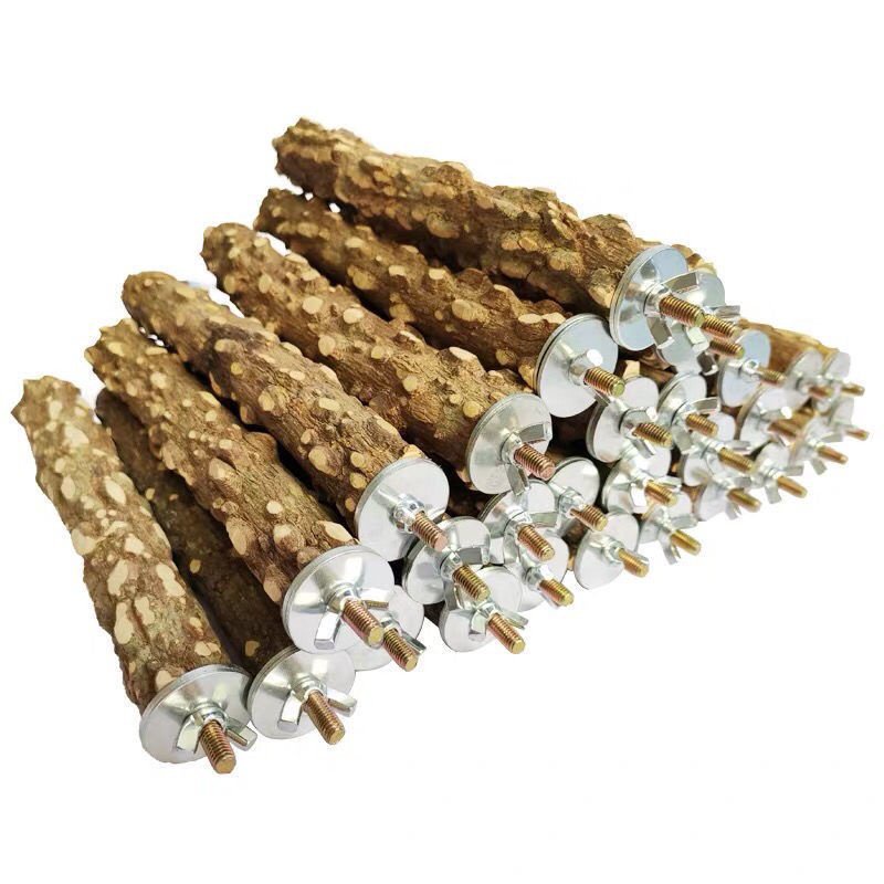 Bird Stand Stick Pepper Wood Pigeon SuppliesLadder Butterfly Tails ...