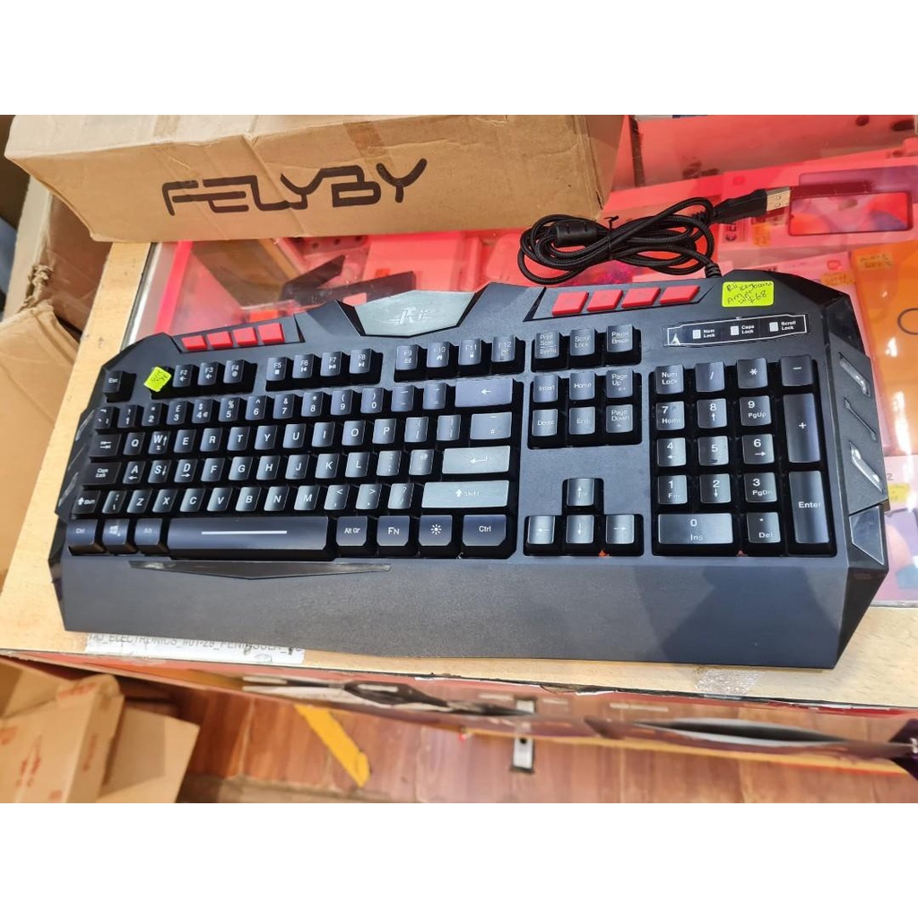 Rii RGB LED Backlight Wired Gaming Keyboard and Mouse Combo - (RK900 ...
