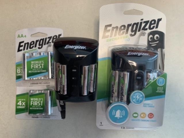 Energizer Recharge Pro Charger CHPRO + Recharge Power Plus AAA (4pcs ...