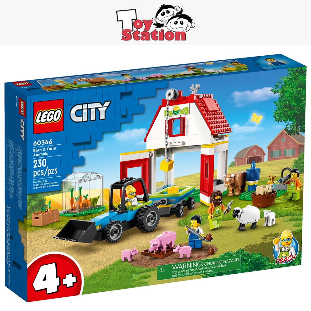 LEGO City Farm 60346 Barn & Farm Animals | Shopee Singapore