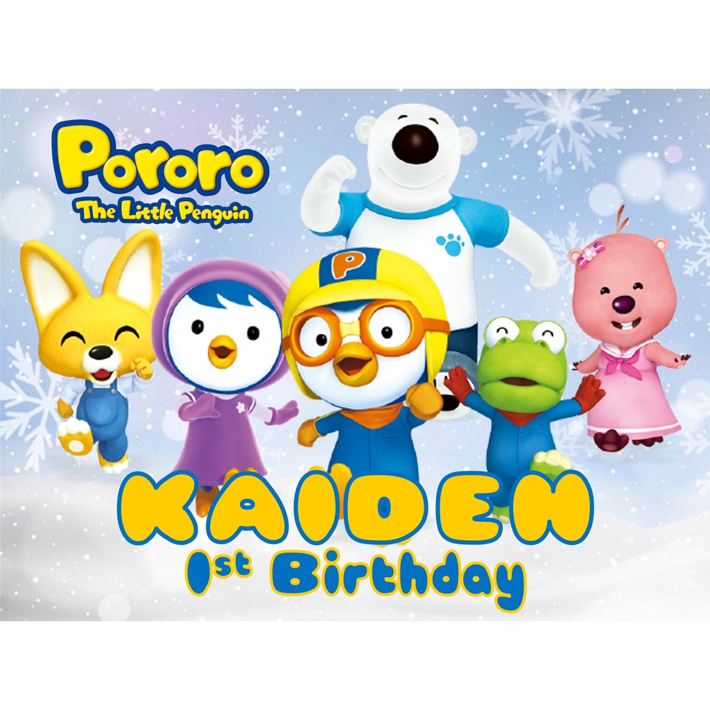Table Display Signage - Pororo | Shopee Singapore