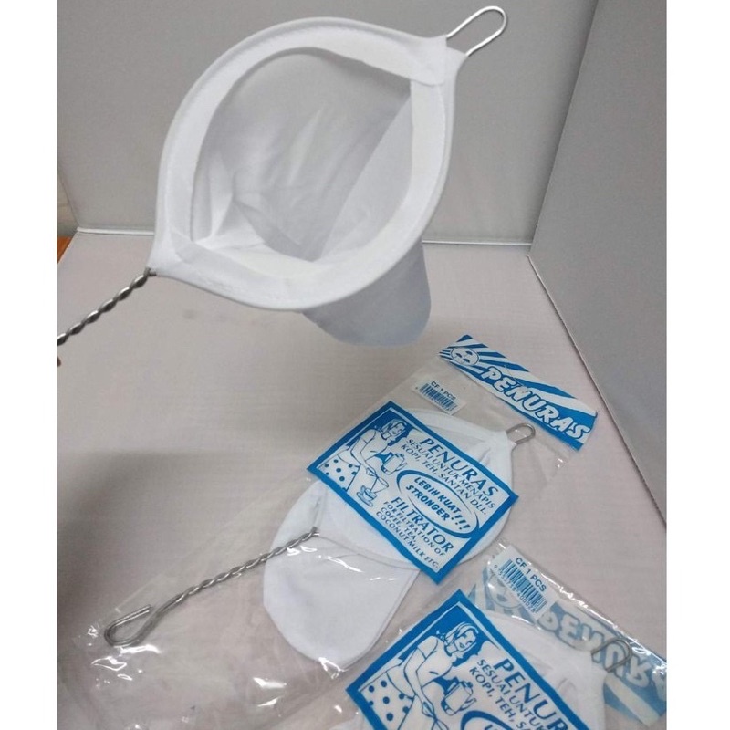 !!BEST BUY!! Penapis Kopi Teh Santan Soya (L19.5xW 11cm) - Cotton Nylon ...