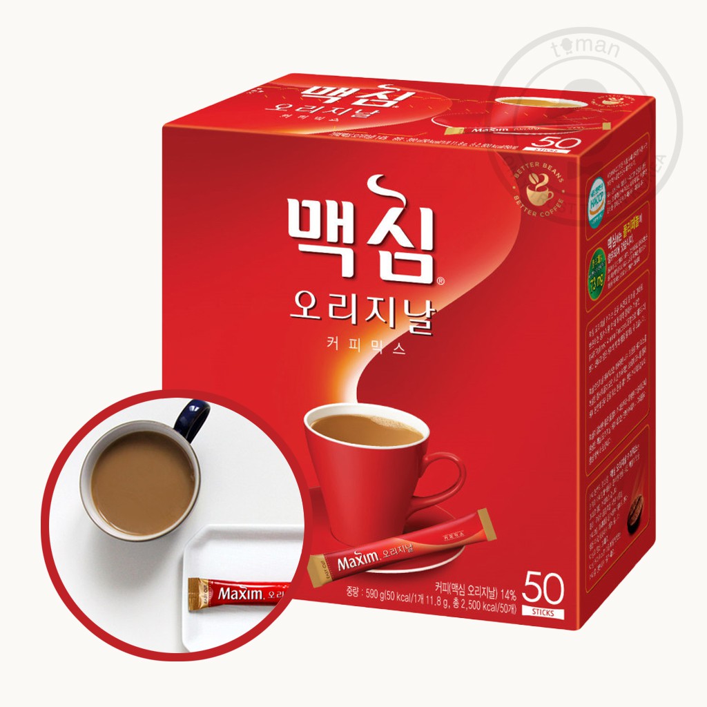 Maxim original coffee mix 50 sticks | Shopee Singapore