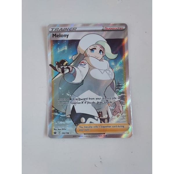 Pokemon melony full art trainer supporter chilling reign card | Shopee ...