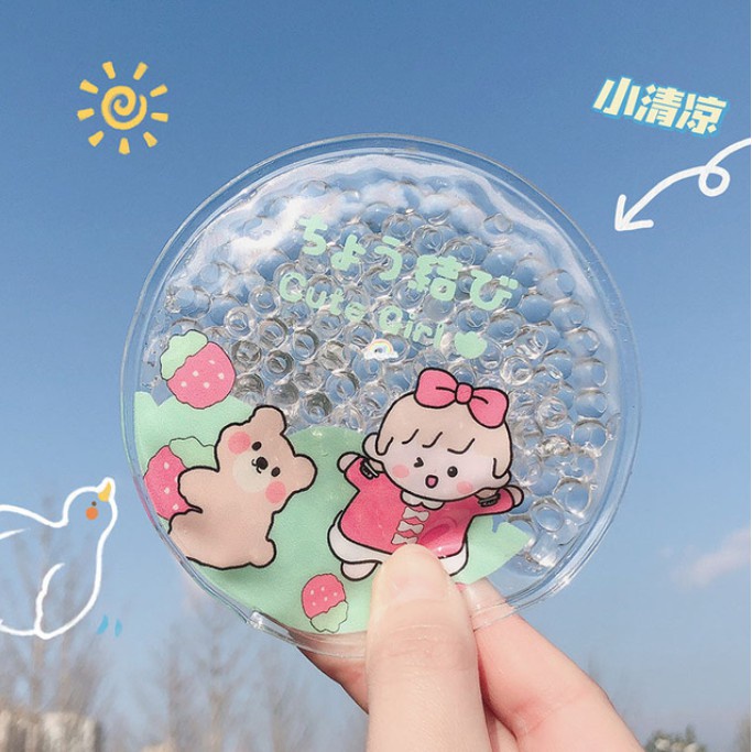 1PC Summer Gel Ice Pack, Physical Cooling Heat-Relieving Ice Pack ...