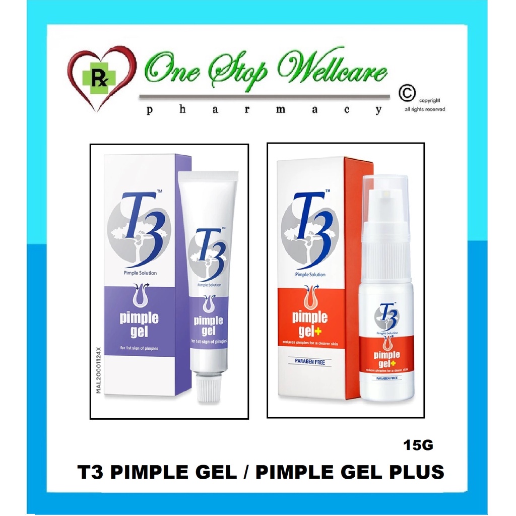 T3 PIMPLE GEL / PIMPLE GEL PLUS 15G | Shopee Singapore