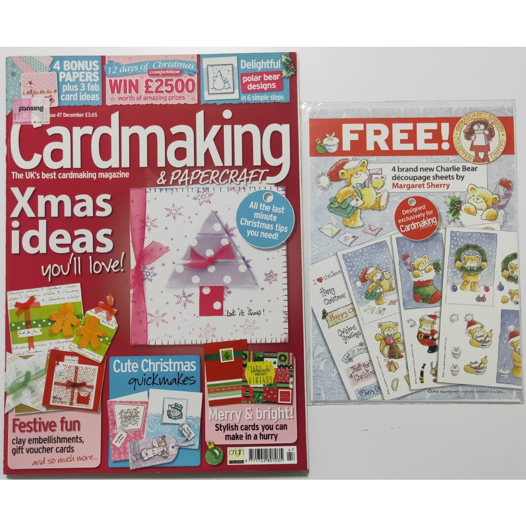[USED] [CP 047] [With Free Decoupage Pack] Cardmaking & Papercraft UK ...