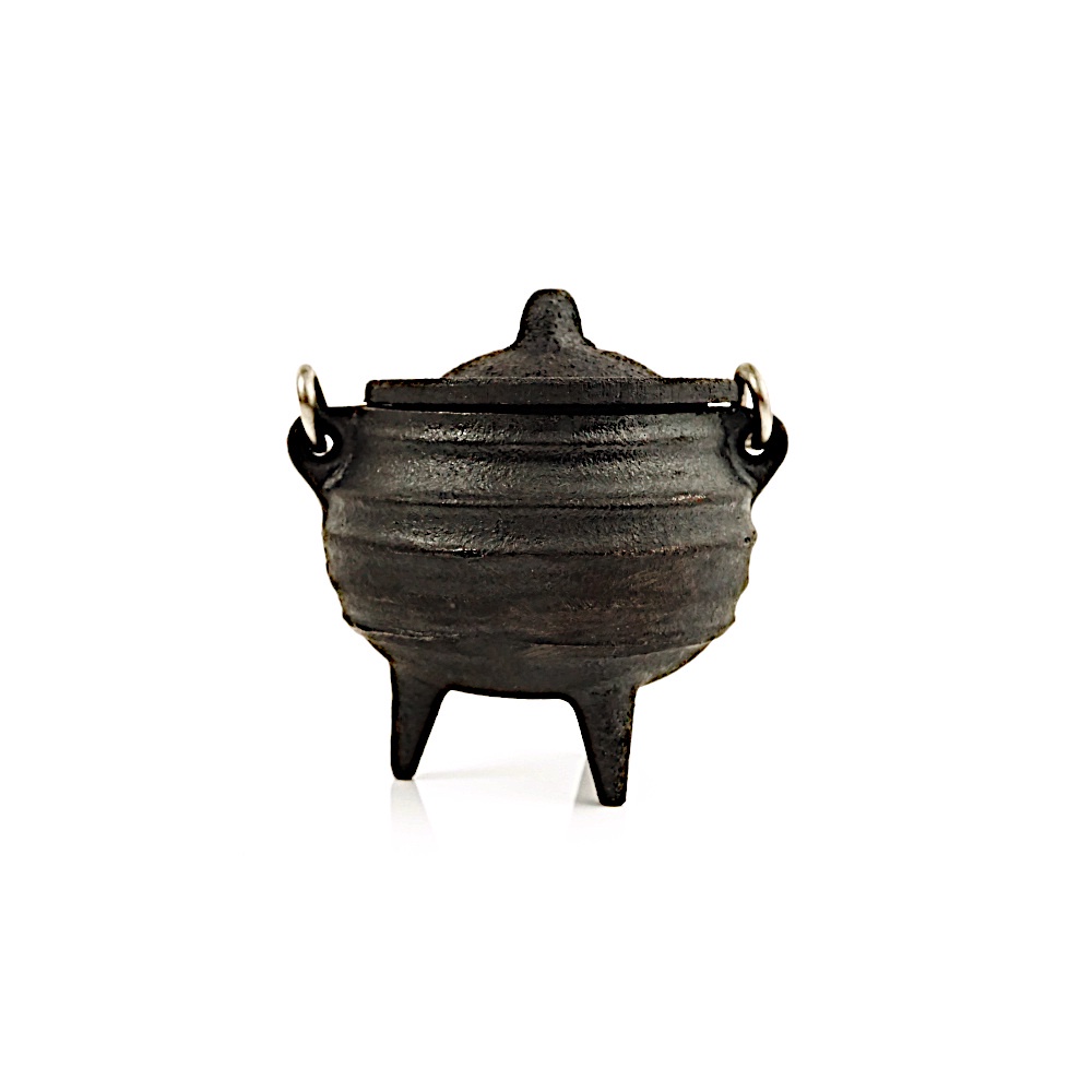 AETHERSTONES Cast Iron Wicca Magic Mini Pot Cauldron | Shopee Singapore