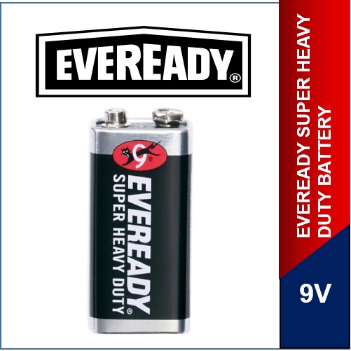 Eveready Super Heavy Duty 9V Battery | Shopee Singapore