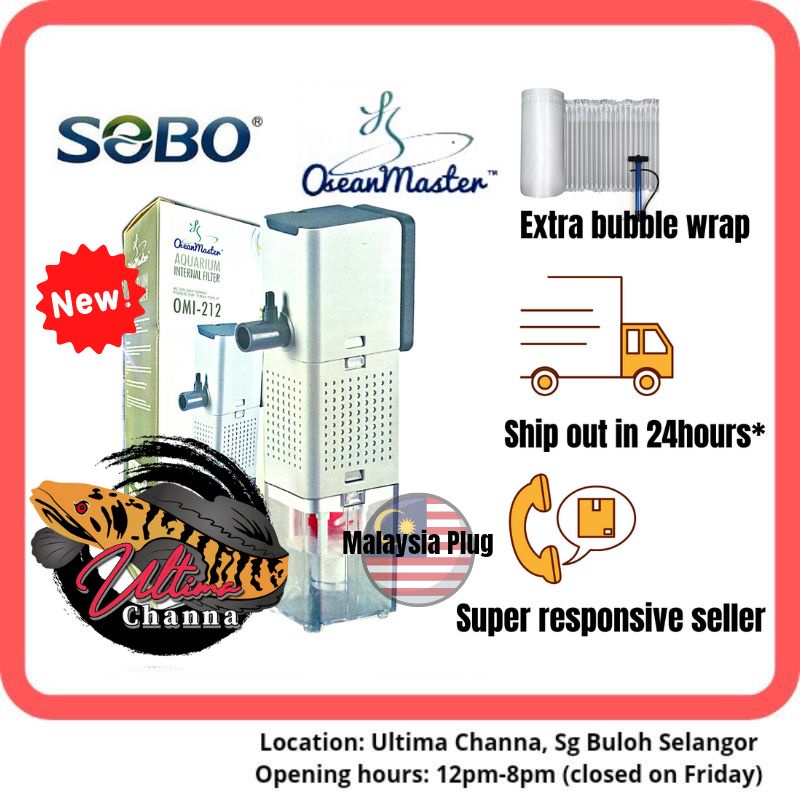 [NEW!!] Osean Master x SOBO Multifunction Internal Filter Fish Poop ...