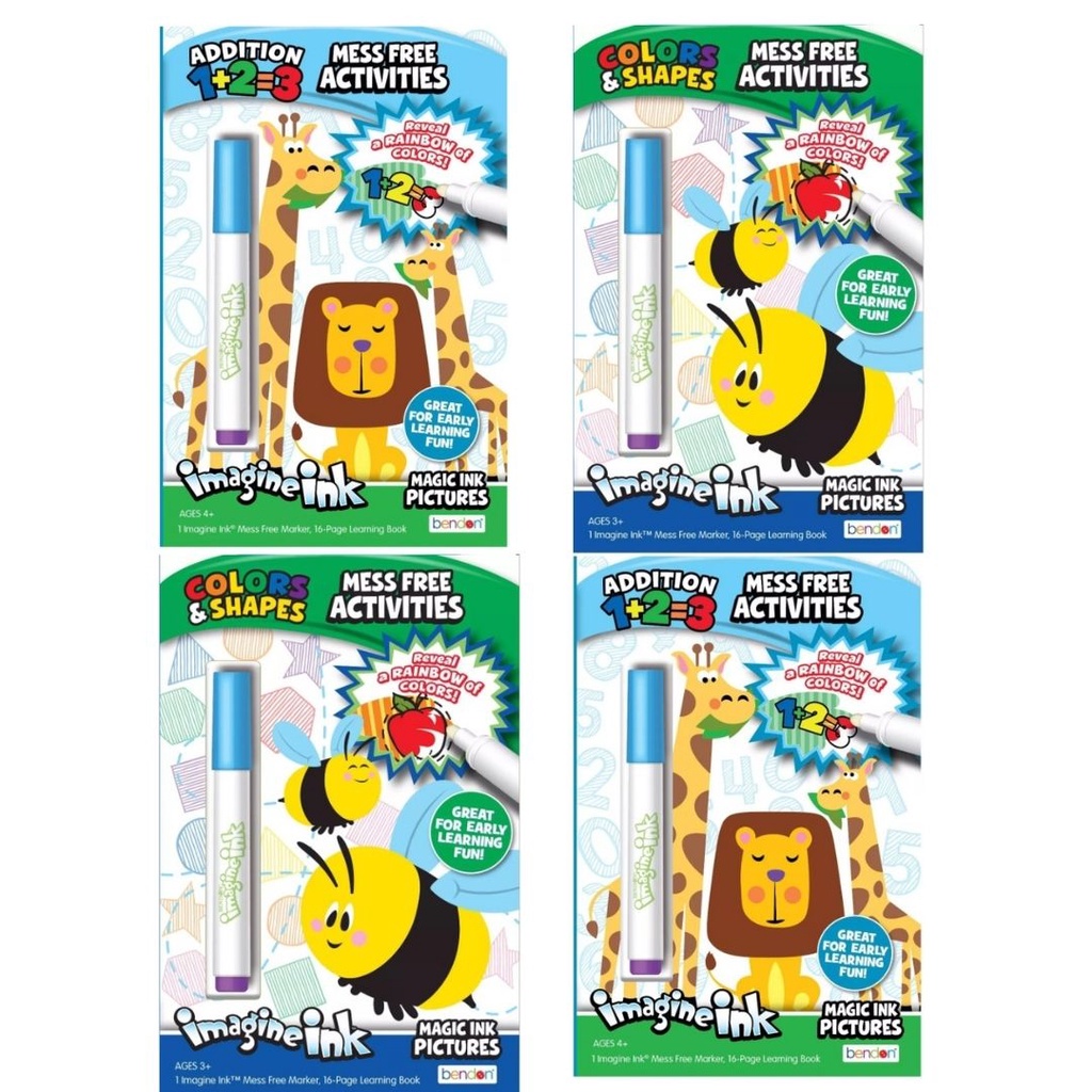 Digest Imagine Ink Magic Ink Pictures Learning Book Subtraction 