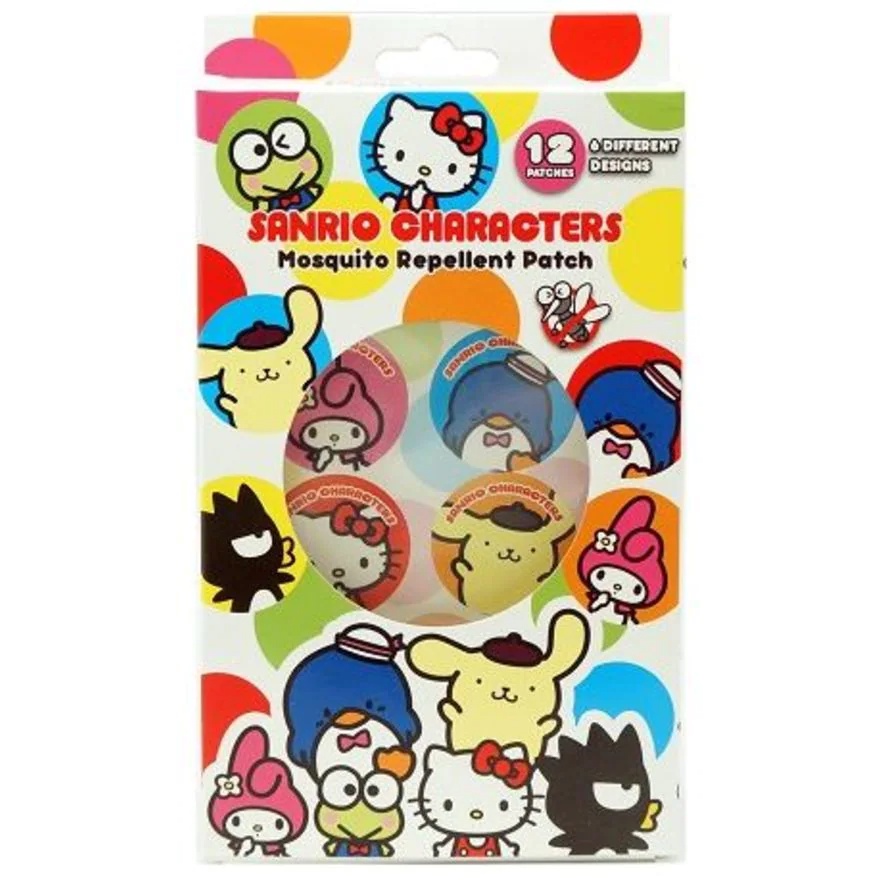 SANRIO Sanrio Characters Mosquito Repellent Patch 6 Assorted Designs ...