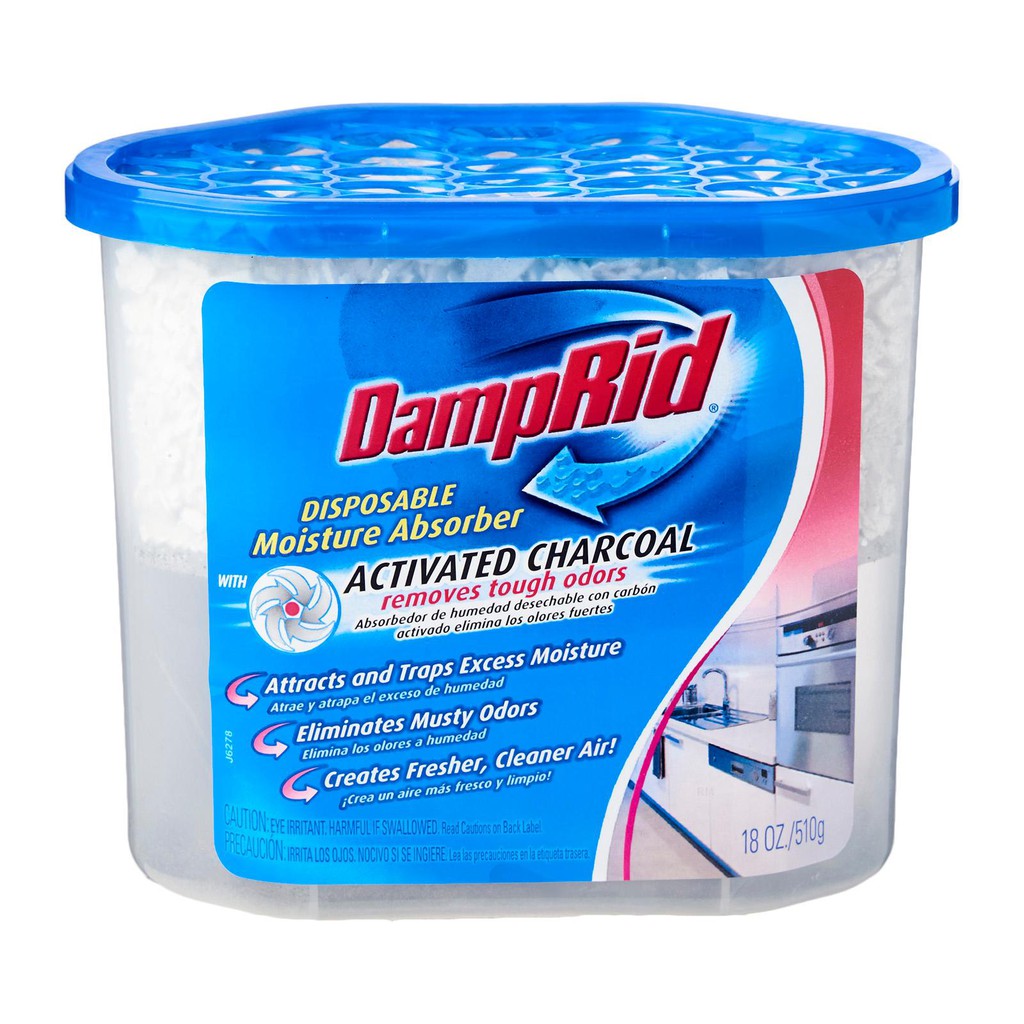 DampRid Disposable Moisture Absorber With Activated Charcoal FG118 ...