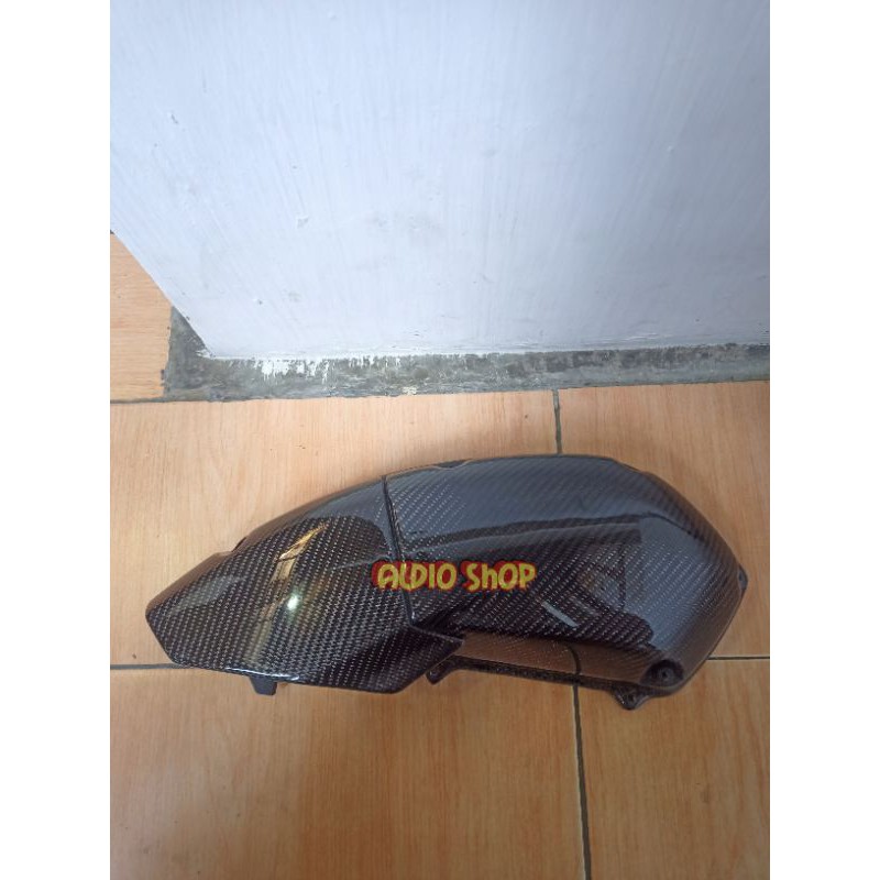 Aerox 155 V1 CARBON KEVLAR CARBON FILTER Cover | Shopee Singapore