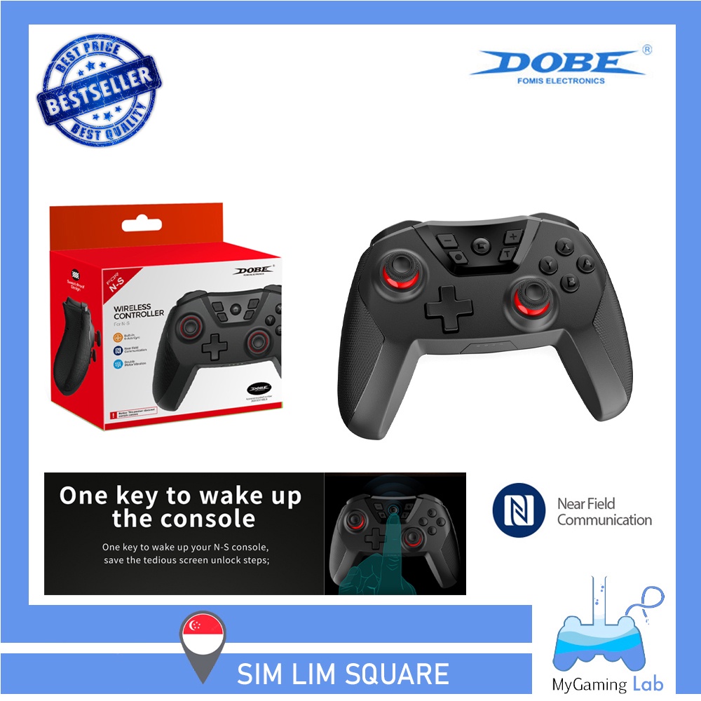[SG Wholesaler] DOBE 2-IN-1 Wireless Gaming Pro Controller Support NFC ...