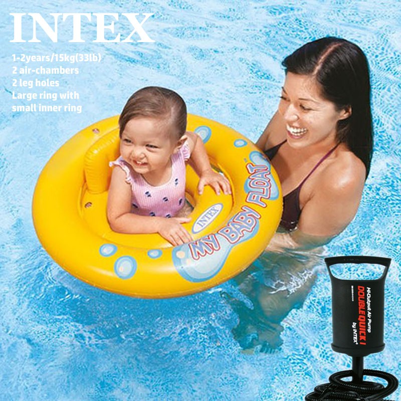 INTEX MY BABY FLOAT(1-2years)*INFLATABLE SWIM FLOAT*TODDLE*KIDDIE*TUBE ...