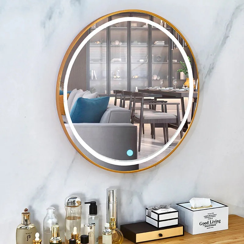 YIXIN LED Bathroom Mirror Wall Mirror Round Vanity Mirror Dresser Table ...
