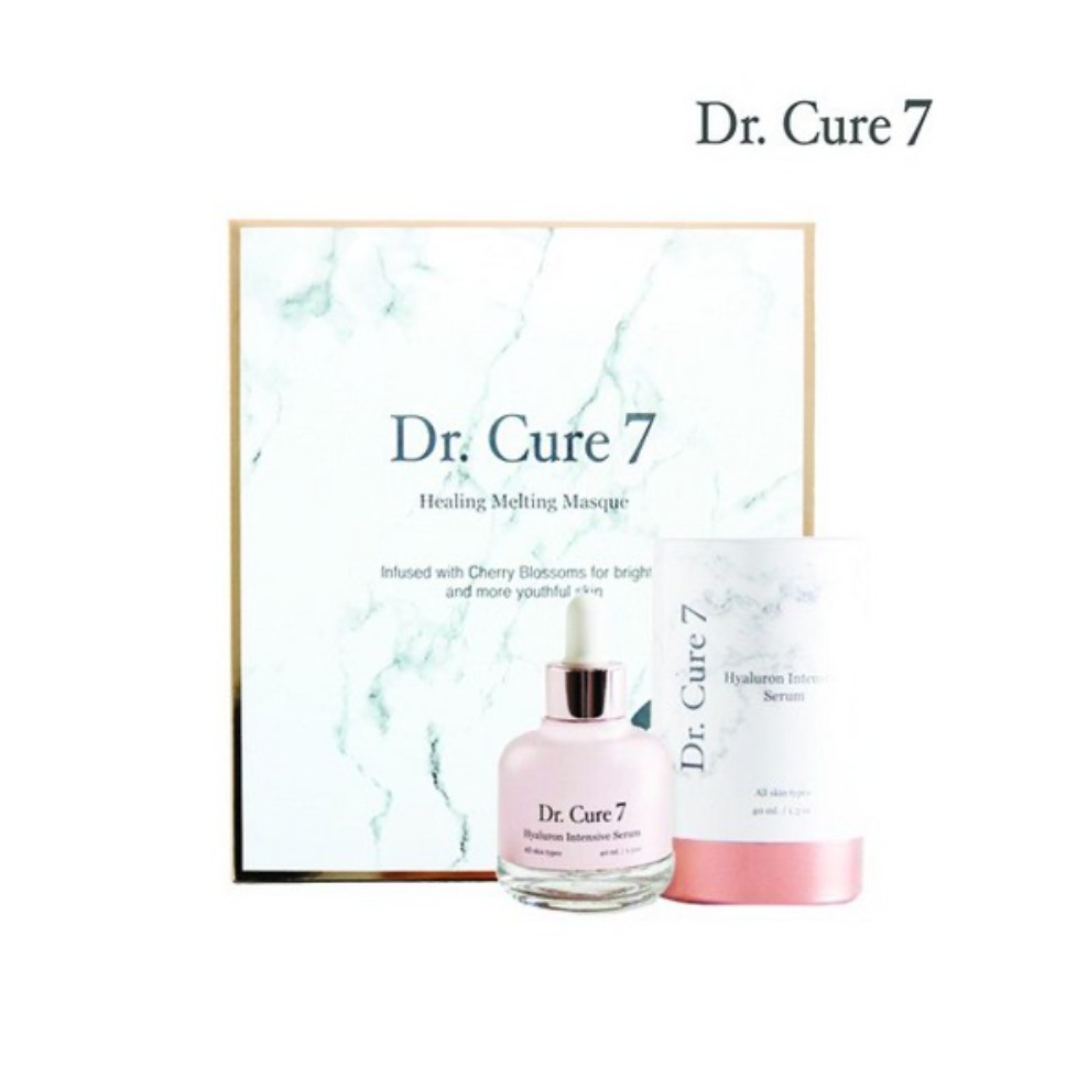 [Dr.Cure7] Hyaluron Intensive Serum 40ml + Mask 4pcs Set / DrCure7 Dr ...