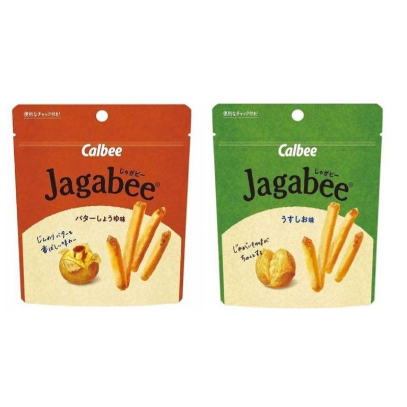 Calbee Stand Pouch Jagabee Butter Soy Sauce / Light Taste 40g [Japanese] | Shopee Singapore