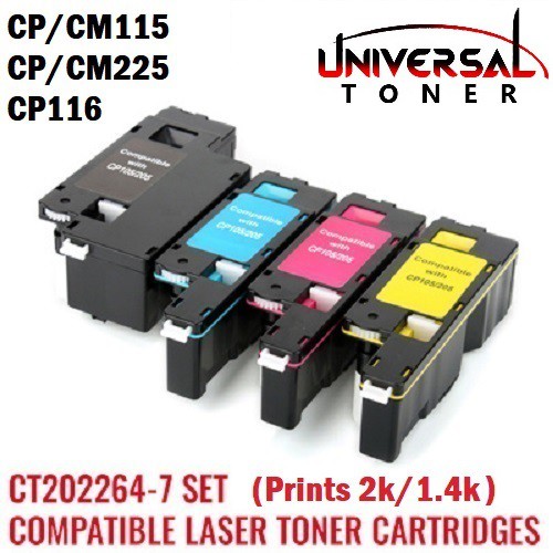 Compatible Fuji Xerox CT202264 / CT202265 / CT202266 / CT202267 Set ...