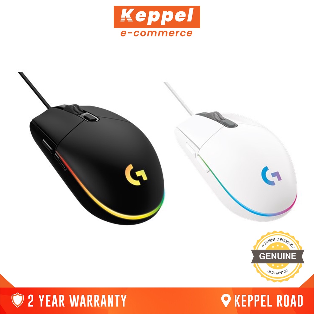 Logitech G203 Lightsync Rgb 6 Button Gaming Mouse Local Singapore