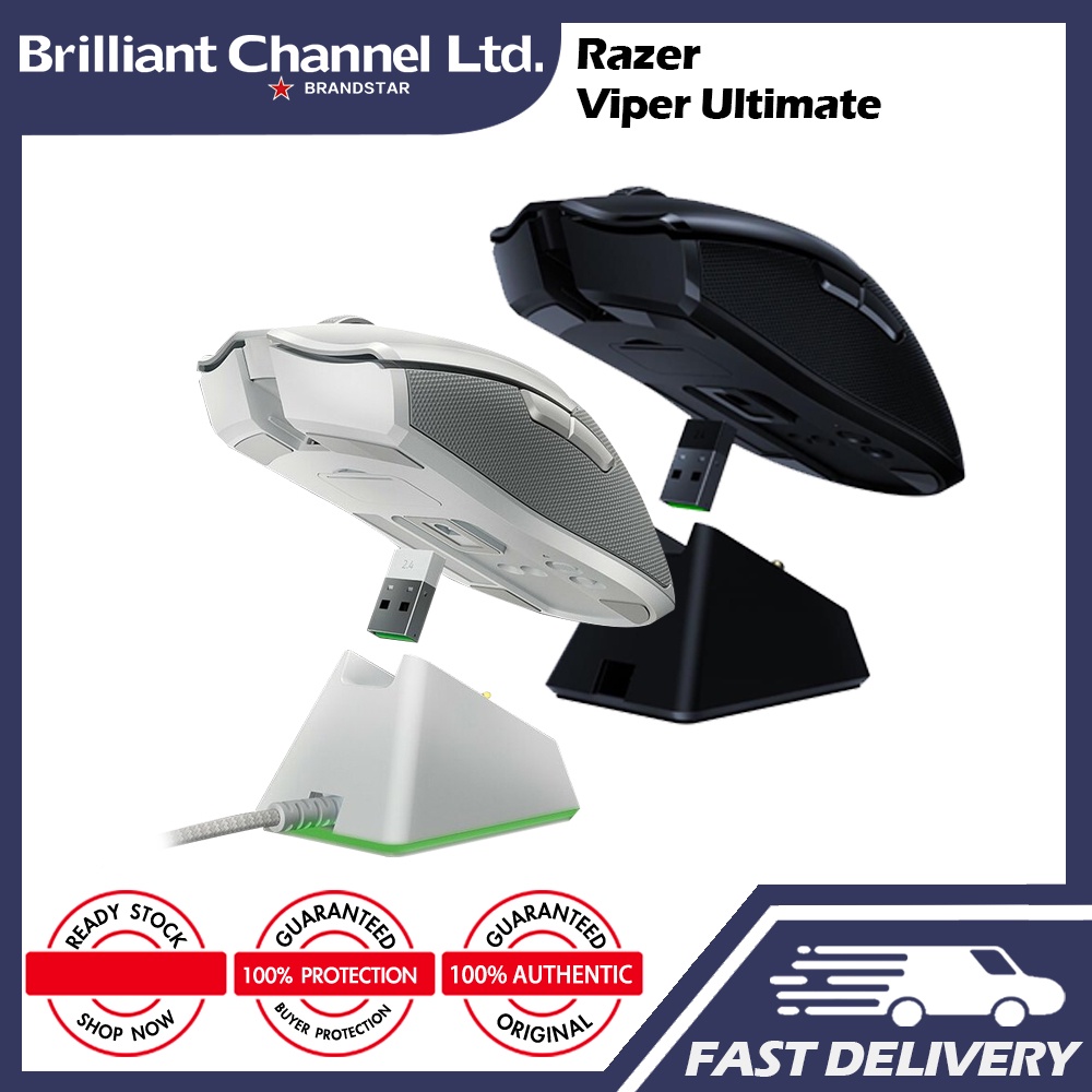 Razer Viper Ultimate With Charging Dock Gaming Mouse (Black / White ...