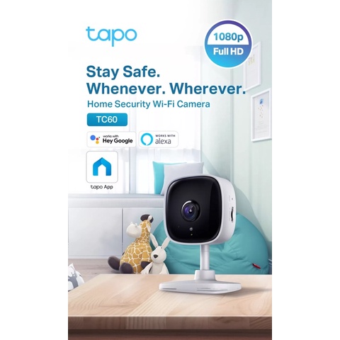 TP LINK TC60 Home Security Full HD 1080 Wifi Camera | Shopee Singapore