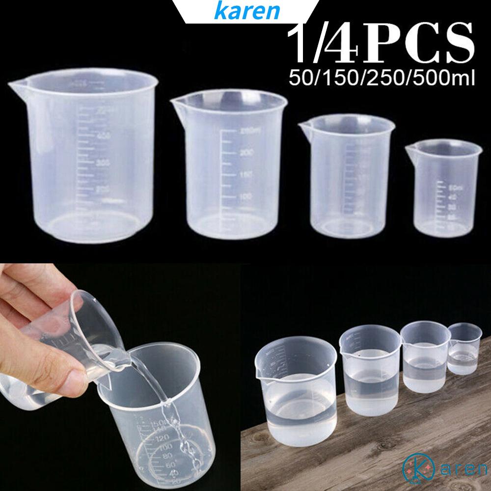 KAREN Water bottle Measuring Cup Kitchen Liquid Jug Transparent Mug ...