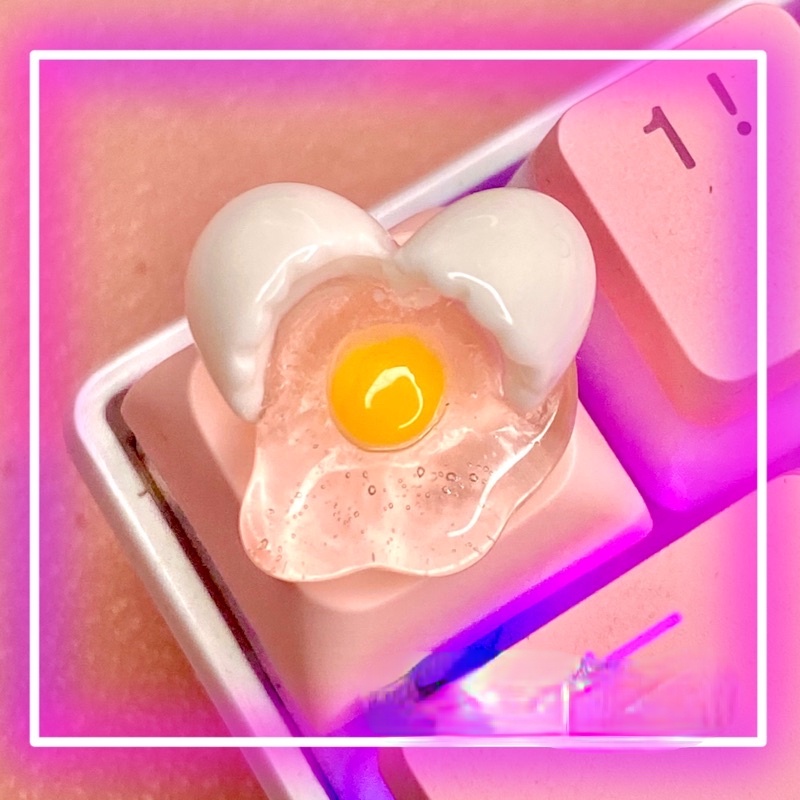 Egg Handmade Keycap Cute For Mechanical Keyboard | Shopee Singapore