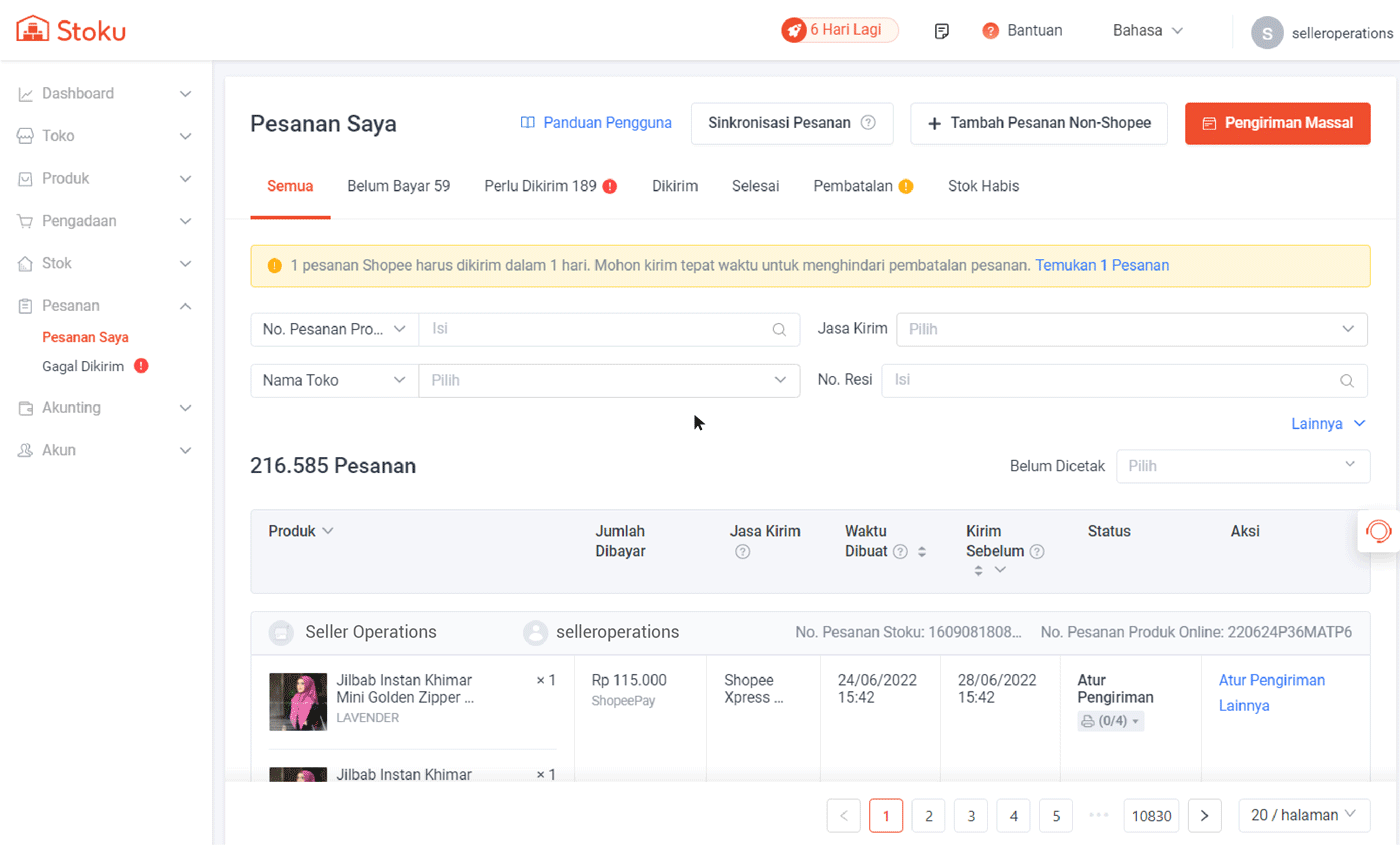 Mengelola Menu Pesanan pada Sistem Stoku | Pusat Edukasi Penjual Shopee ...