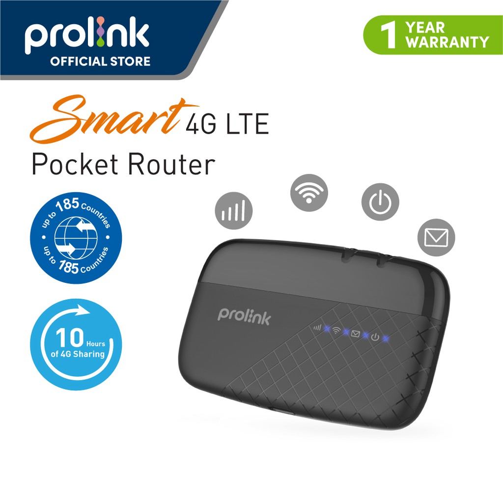 (Portable WiFi) Prolink PRT7011L Smart 4G LTE WiFi 300Mbps Hotspot ...